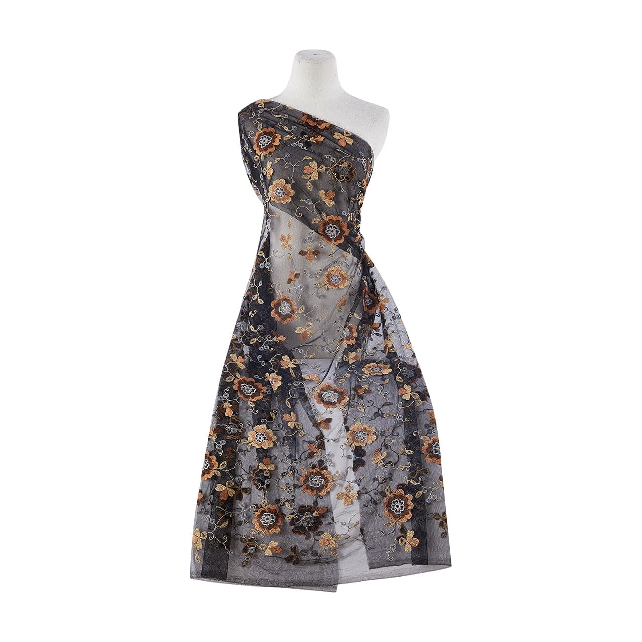 Zelouf Padua Floral Embroidery Mesh , Sewing, DIY, Crafts Fabric by the ...