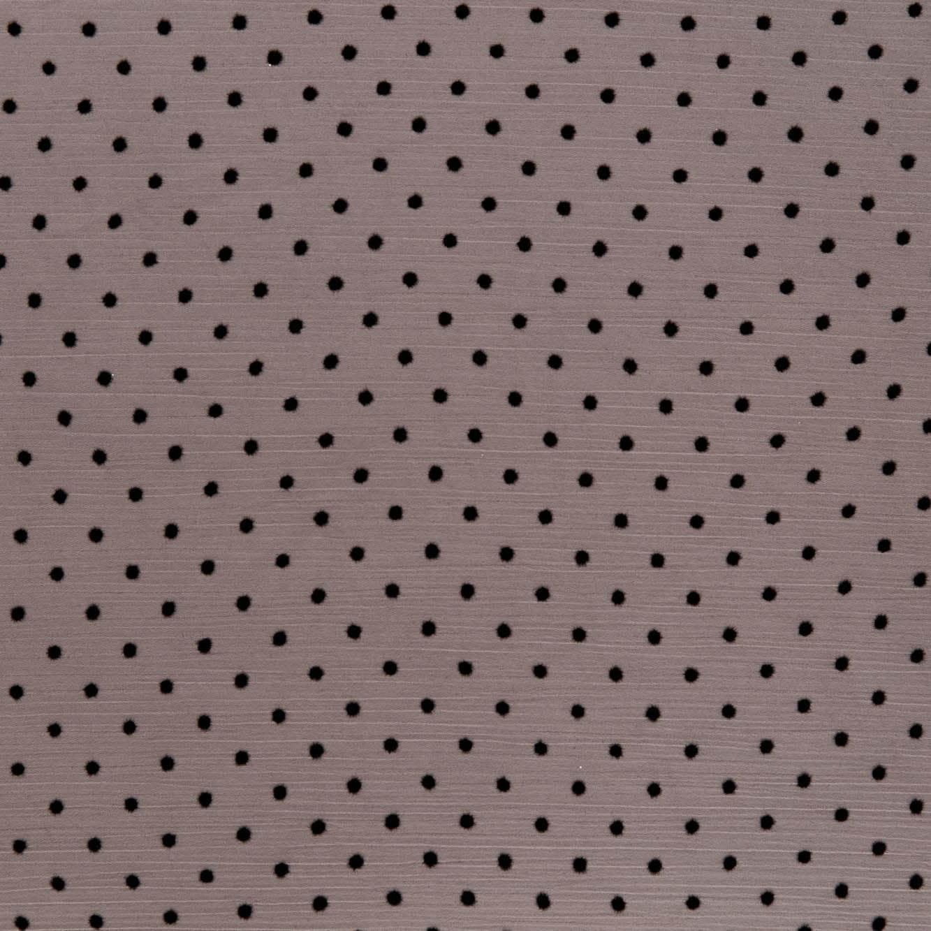 Zelouf Pammy Flock Dot On Satin Yoryu , Sewing, DIY, Crafts Fabric by the Yard, Mauve Mys/black ...