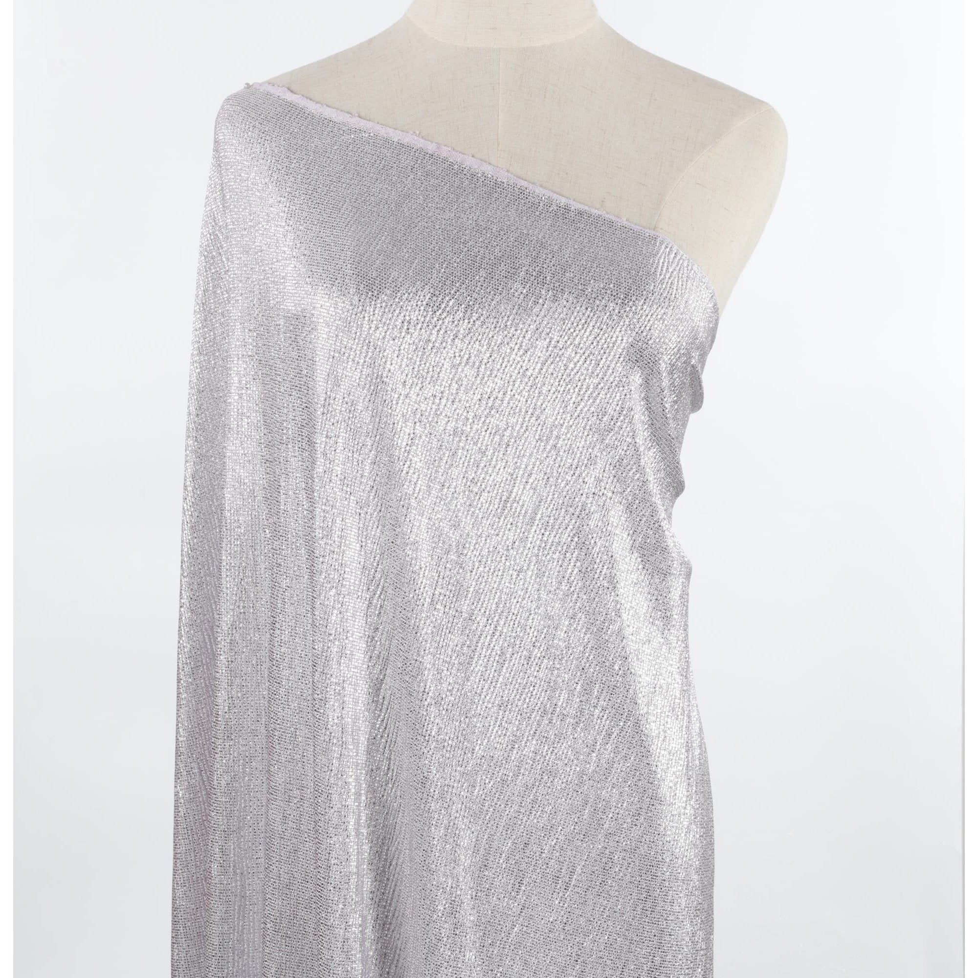 Zelouf Parker Crinkled Foil Knit , Sewing, DIY, Crafts Fabric by the ...