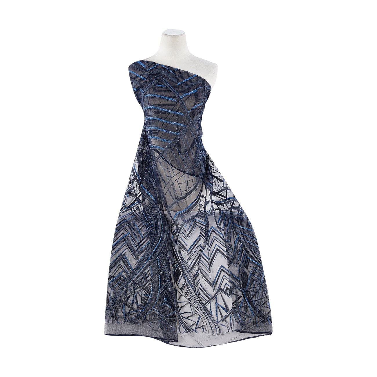 Zelouf Perla Glitter & Caviar On Tulle , Sewing, DIY, Crafts Fabric by ...