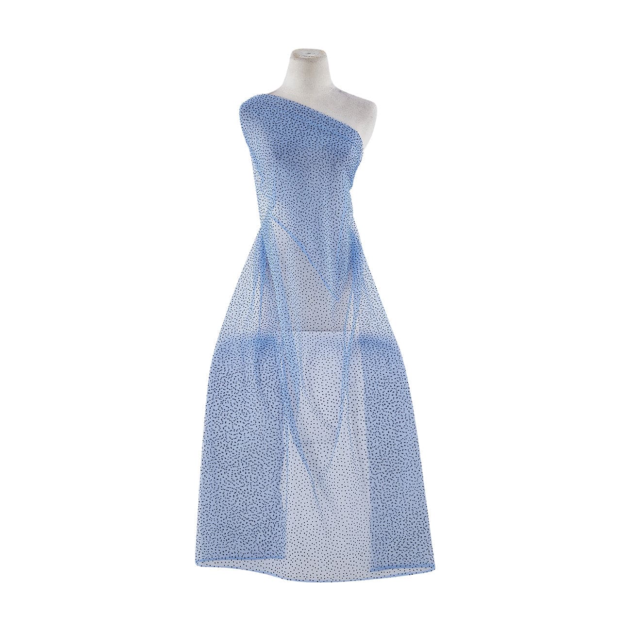 Zelouf Pin Dot Flock On Tulle , Sewing, DIY, Crafts Fabric by the Yard ...