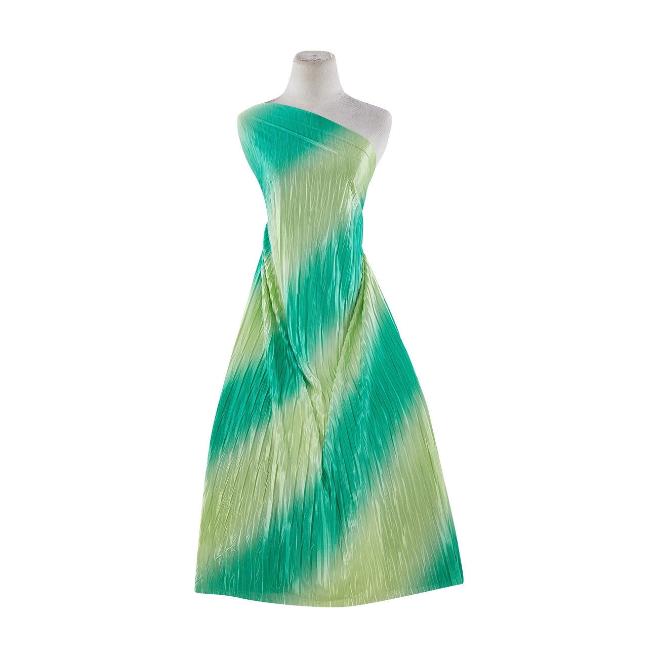 Zelouf Pleated Bias Ombre Bodre Knit , Sewing, DIY, Crafts Fabric by ...