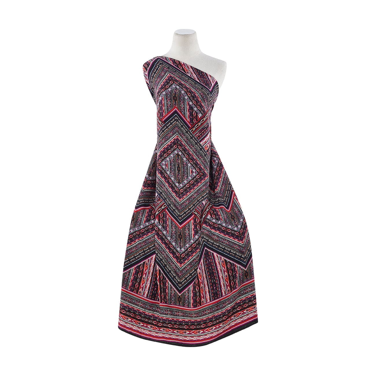 Zelouf Psychedelic Aztec Placement On Penelope Crepe , Sewing, DIY ...