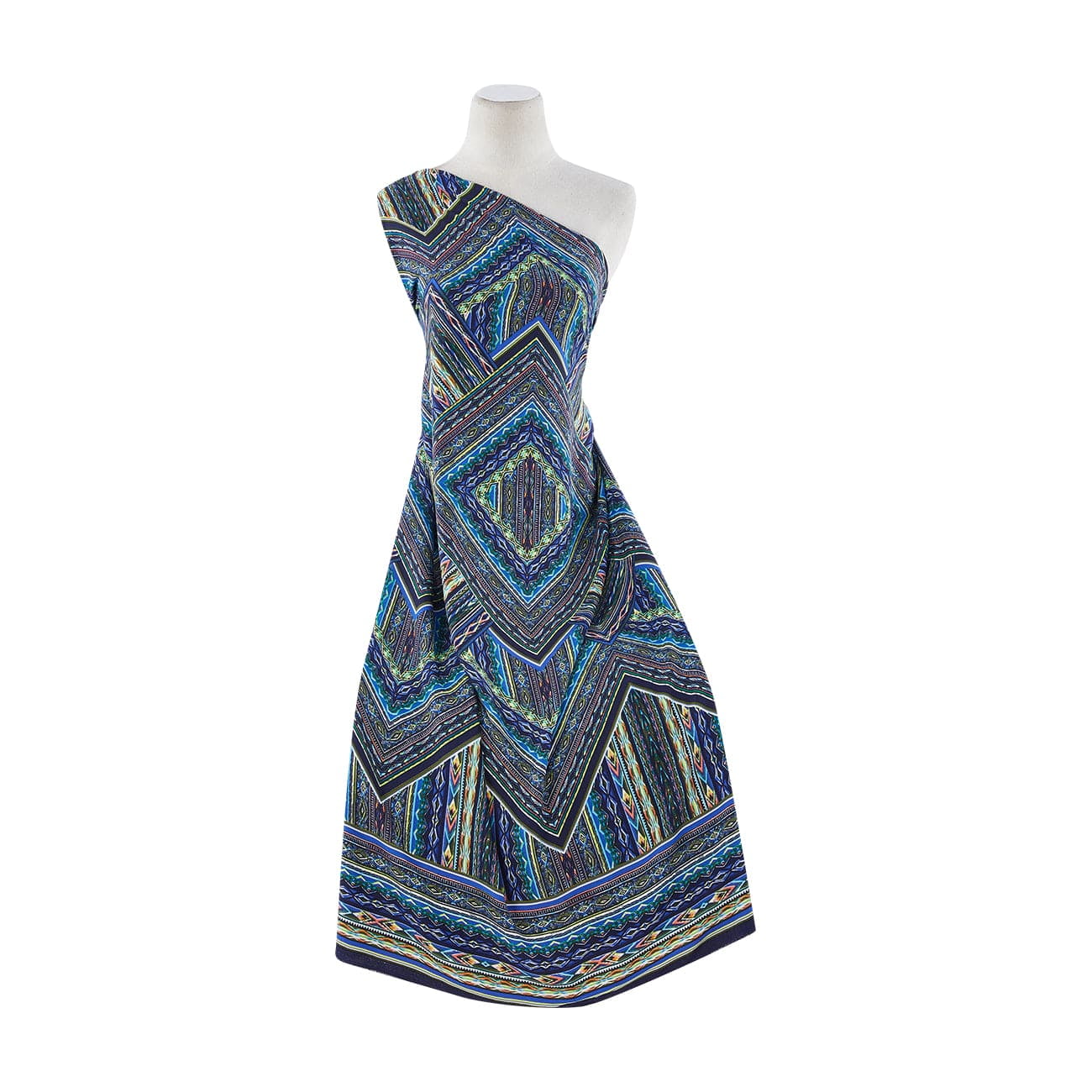 Zelouf Psychedelic Aztec Placement On Penelope Crepe , Sewing, DIY ...