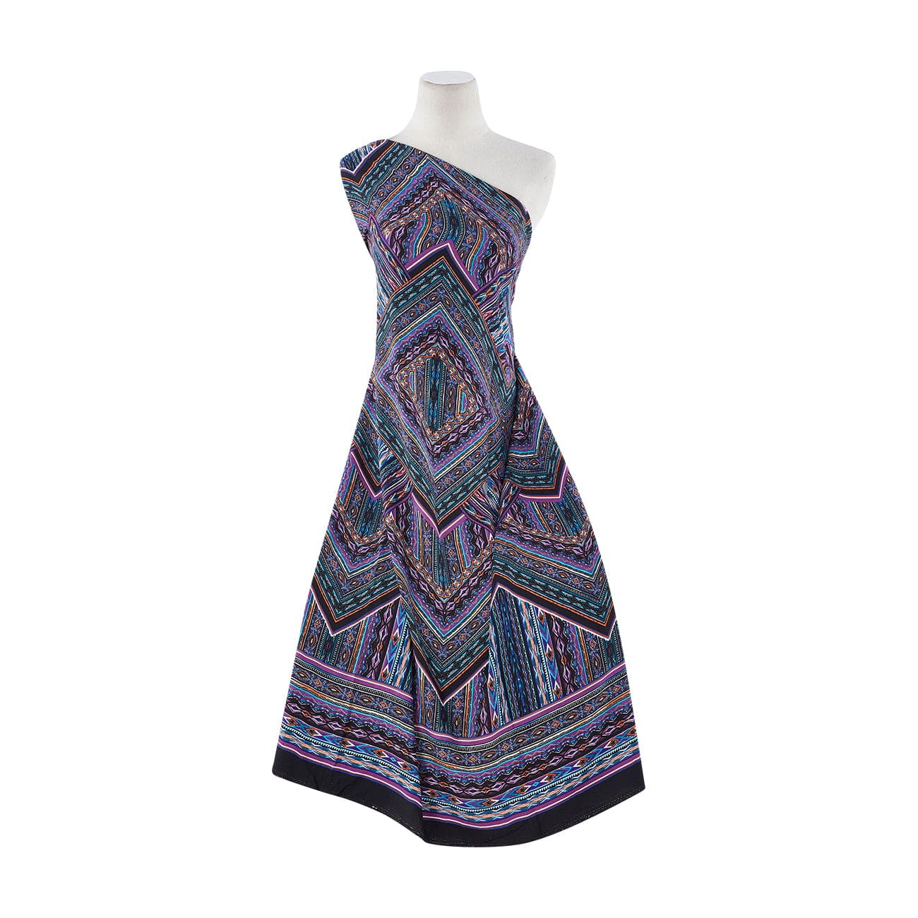Zelouf Psychedelic Aztec Placement On Penelope Crepe , Sewing, DIY ...