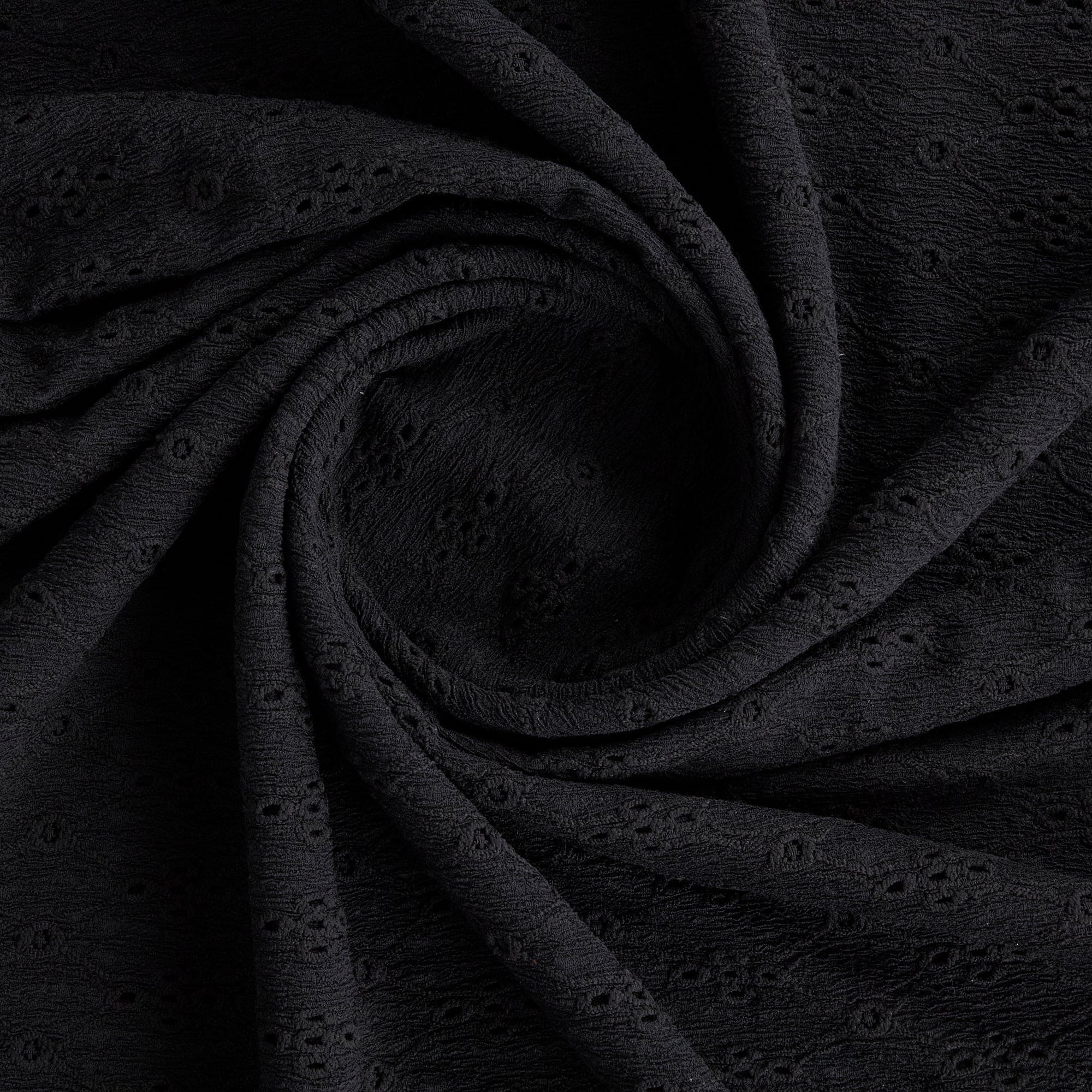 Zelouf Rachel Stretch Eyelet Knit , Sewing, DIY, Crafts Fabric by the ...