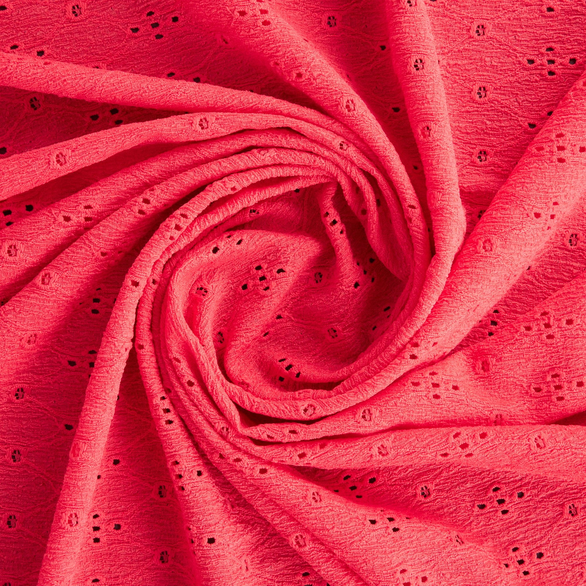 Zelouf Rachel Stretch Eyelet Knit , Sewing, DIY, Crafts Fabric by the ...