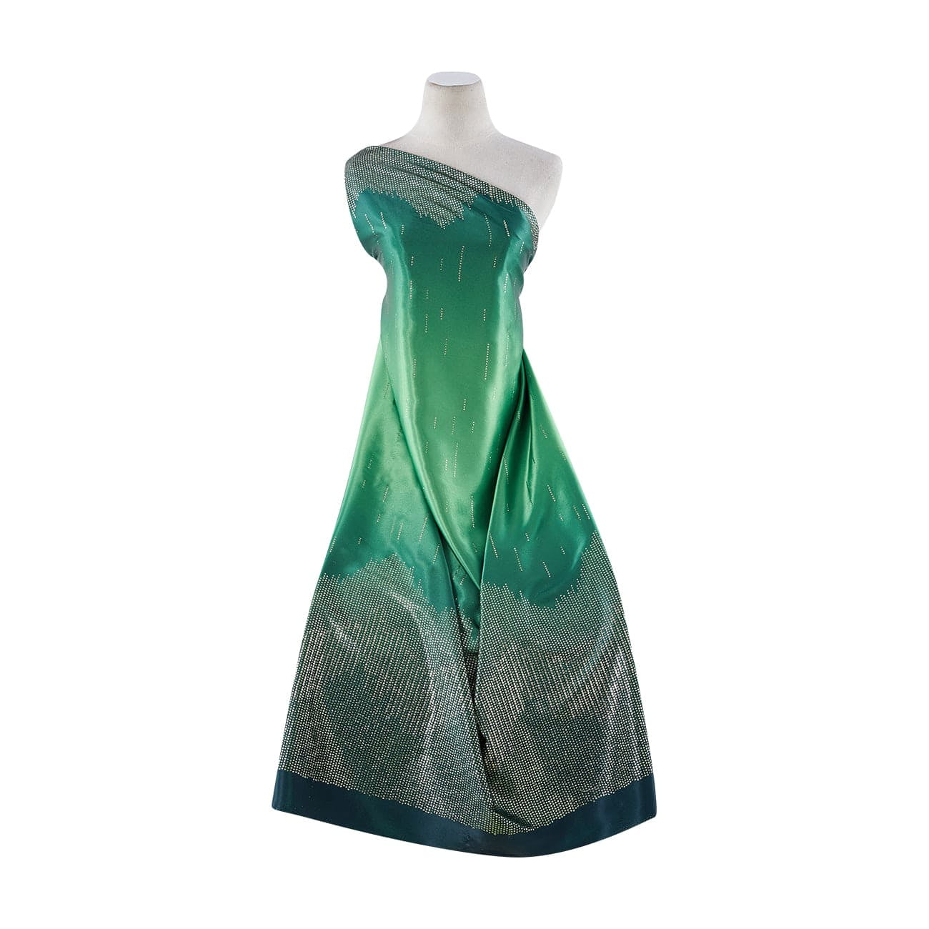 Zelouf Raindrop Dbl Border Glitter On Charmeuse Dbl Ombre , Sewing, DIY ...