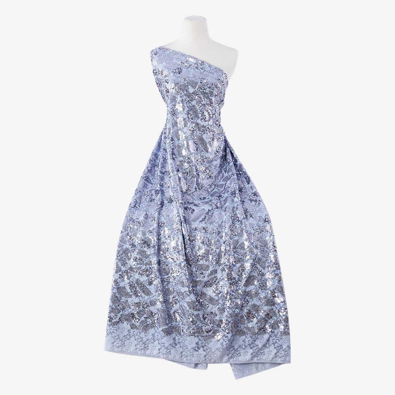 Zelouf Rebecca Mix Sequin Stretch Lace , Sewing, DIY, Crafts Fabric by ...