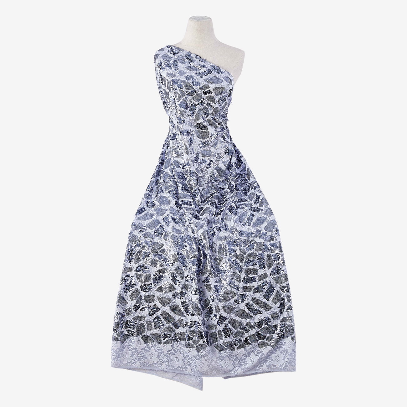 Zelouf Rebecca Mix Sequin Stretch Lace , Sewing, DIY, Crafts Fabric by ...