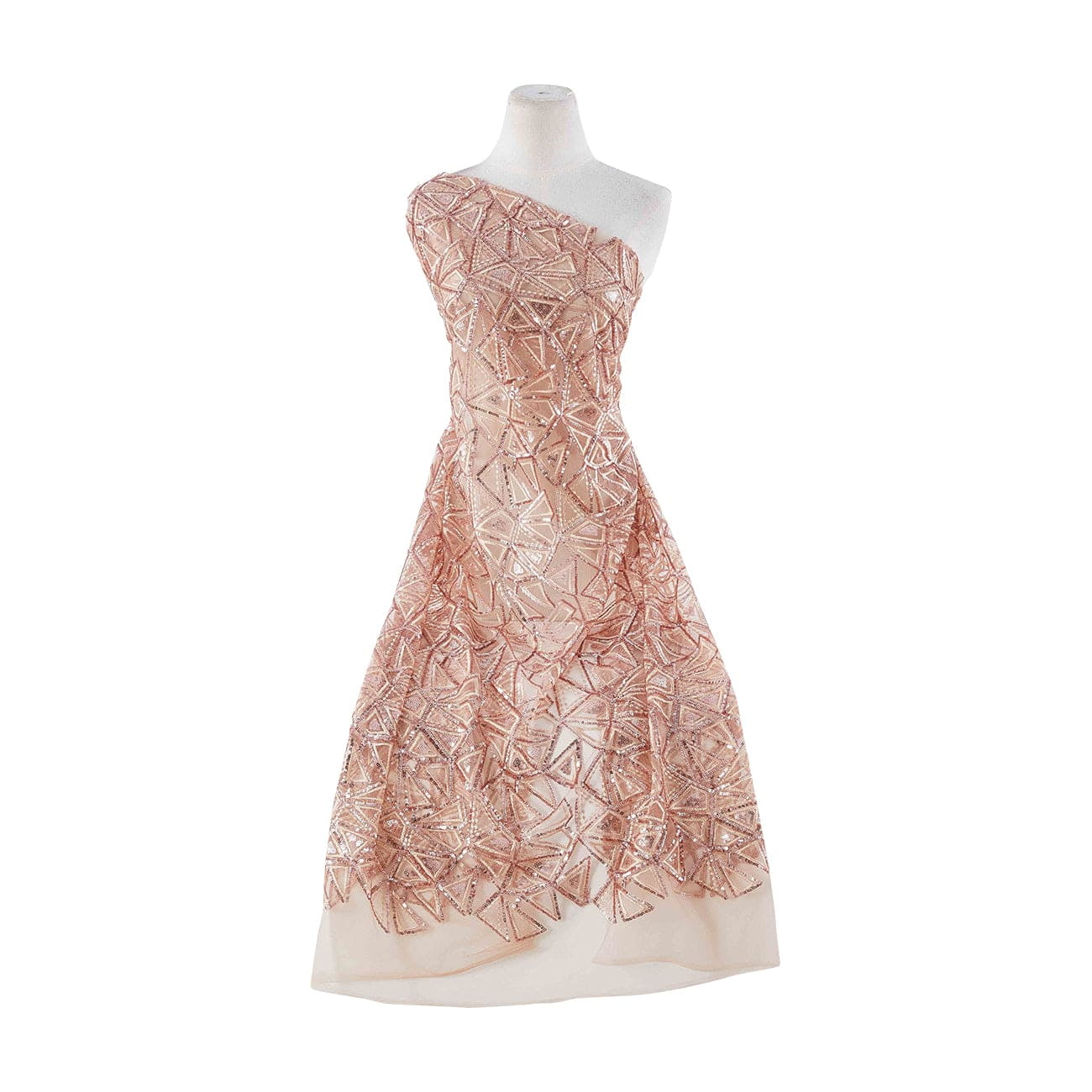 Zelouf Roni Geo Sequin Embroiderdy On Mesh , Sewing, DIY, Crafts Fabric ...