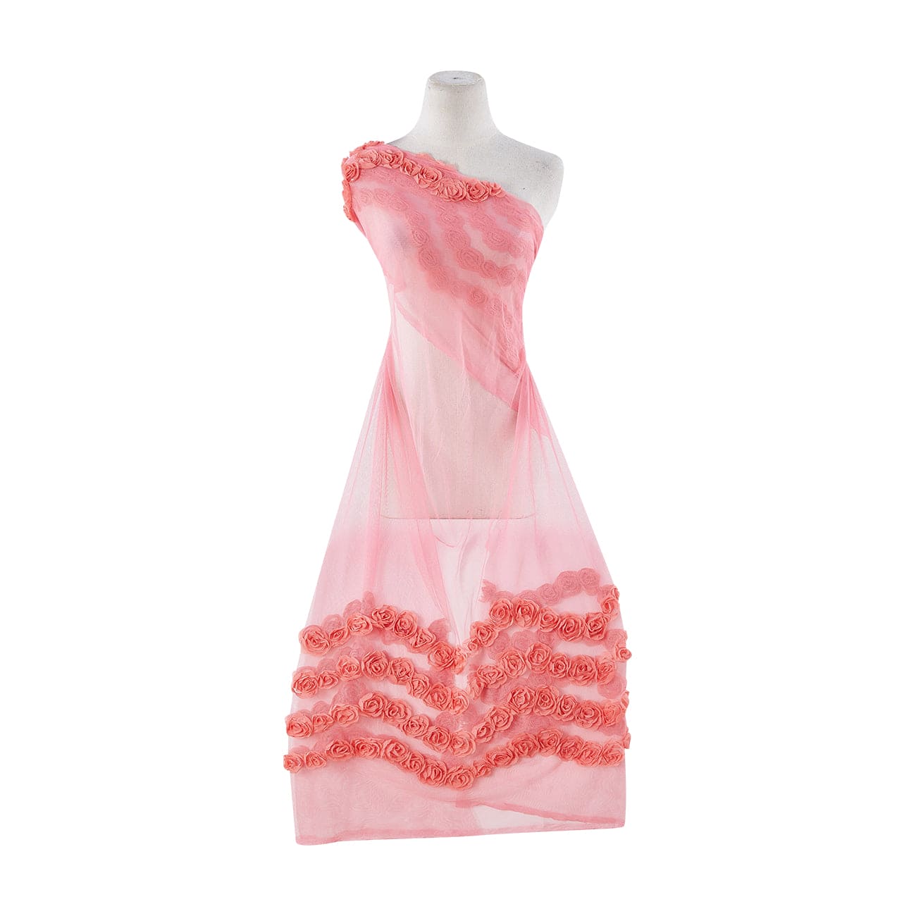 Zelouf Rose And Wave Sutash Double Border On Tulle , Sewing, DIY ...