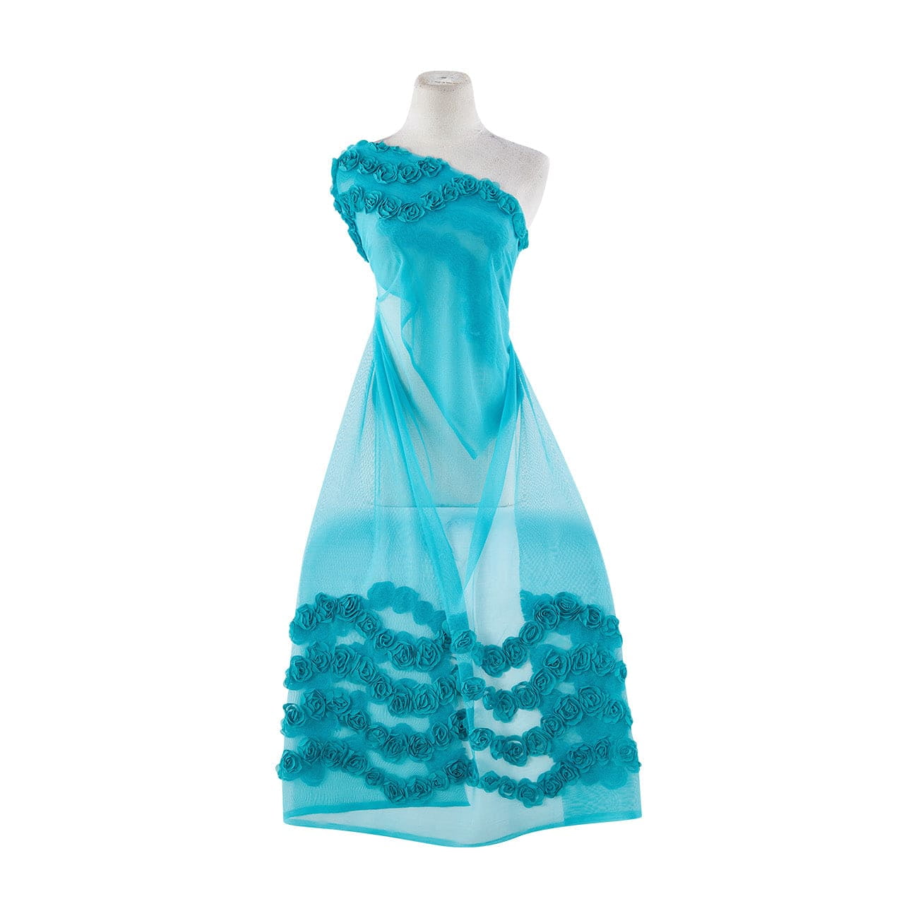 Zelouf Rose And Wave Sutash Double Border On Tulle , Sewing, DIY ...