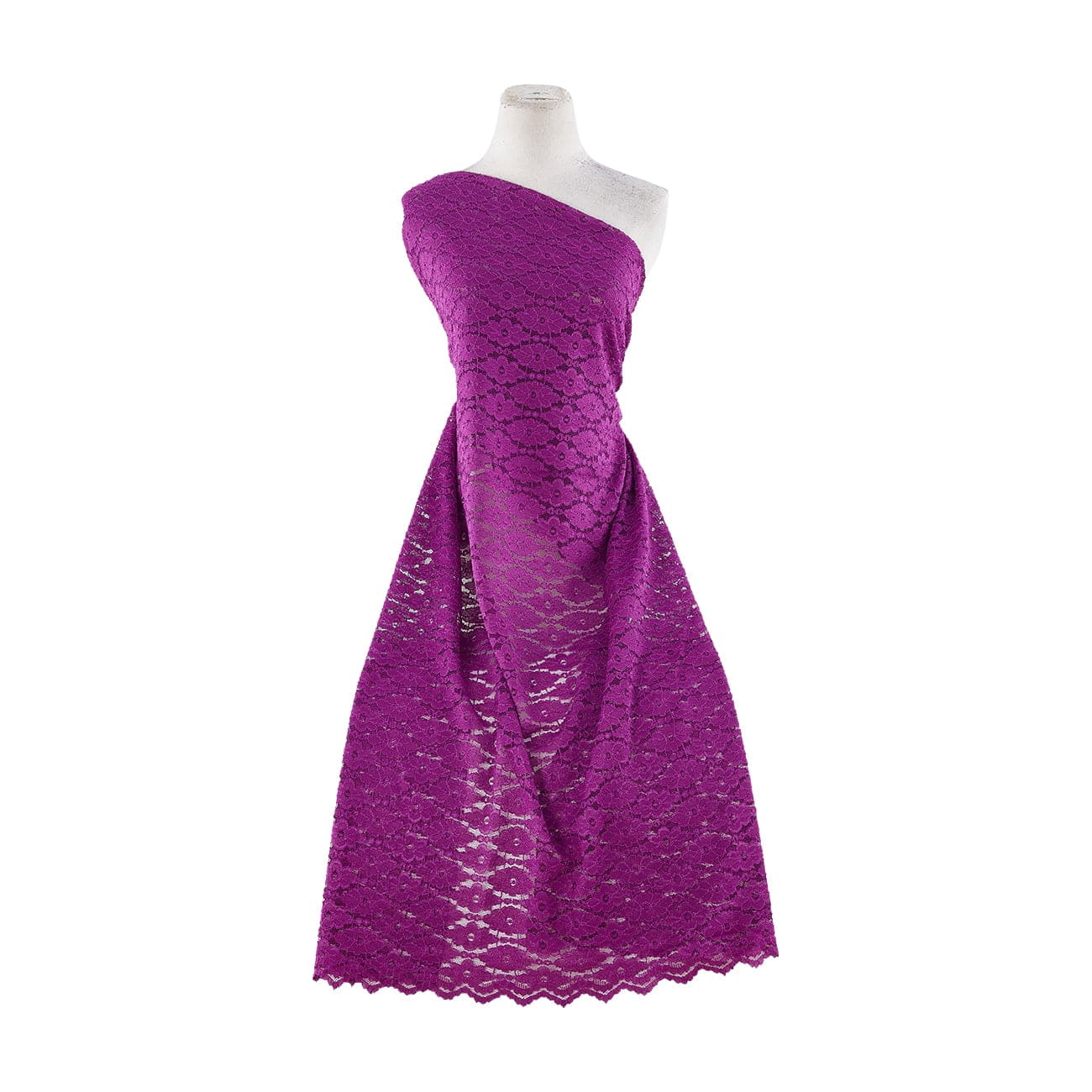 Zelouf Rose Bud Lace With Scallop , Sewing, DIY, Crafts Fabric by the ...