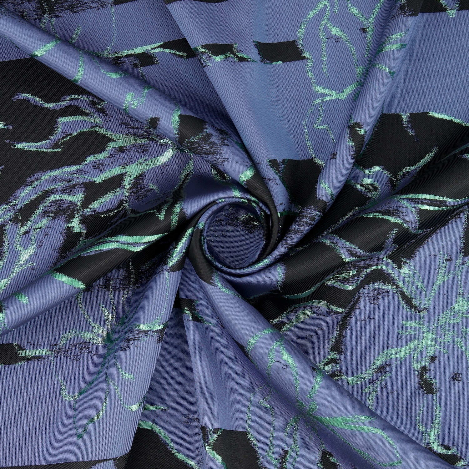 Zelouf Rowenna Floral Metallic Jacquard , Sewing, DIY, Crafts Fabric by ...