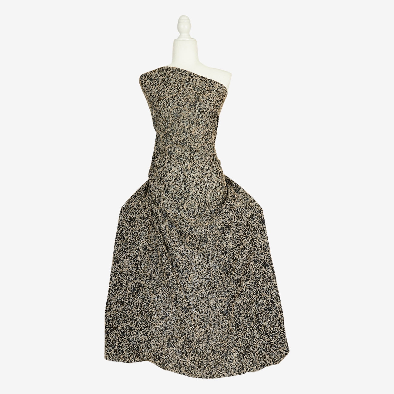 Zelouf Samara Cord Emb Sequin Mesh , Sewing, DIY, Crafts Fabric by the ...