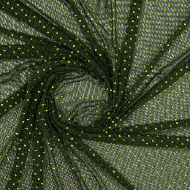 Zelouf Sienna Mesh Beads On Mesh , Sewing, DIY, Crafts Fabric by the ...