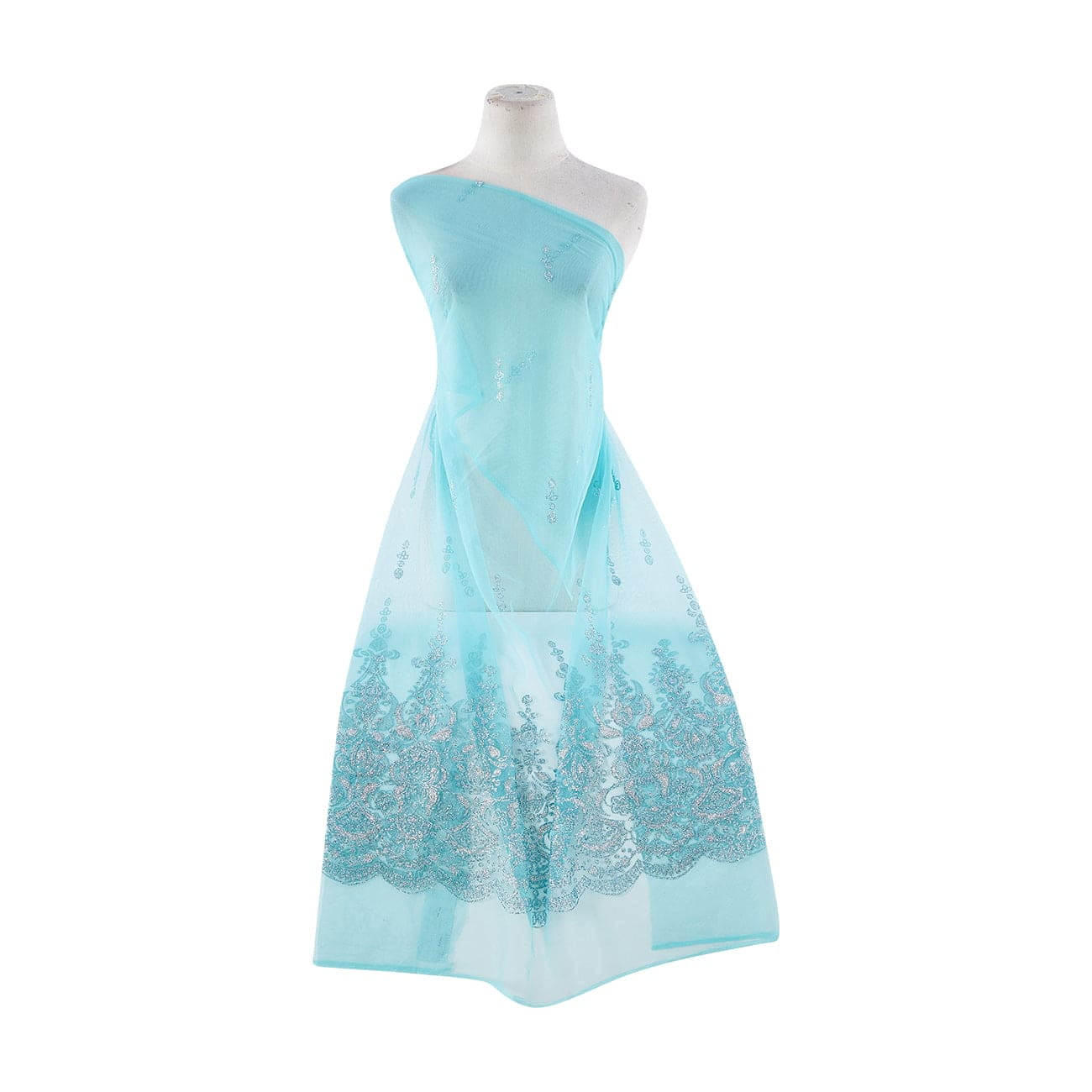 Zelouf Single Border Two-Tone Glitter On Tulle , Sewing, DIY, Crafts ...