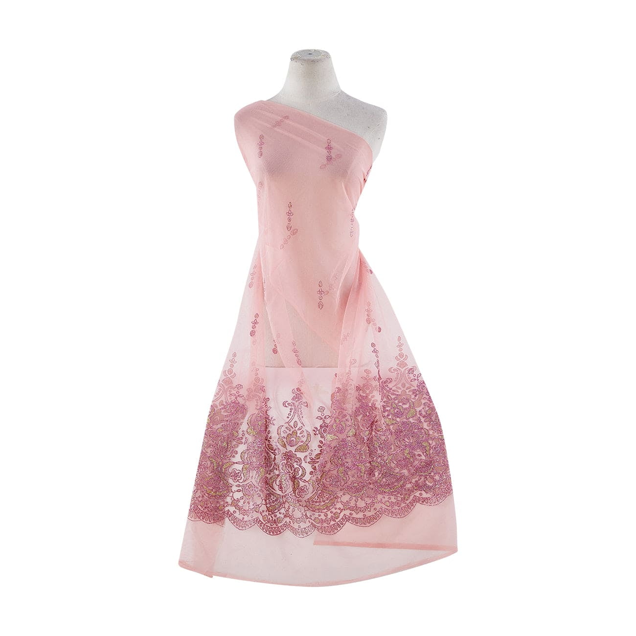 Zelouf Single Border Two-Tone Glitter On Tulle , Sewing, DIY, Crafts ...