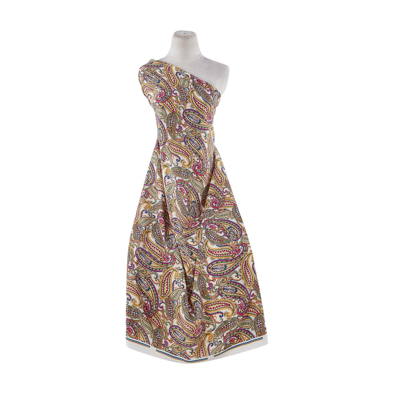 Zelouf Skylee Paisley Print On Challis , Sewing, DIY, Crafts Fabric by ...