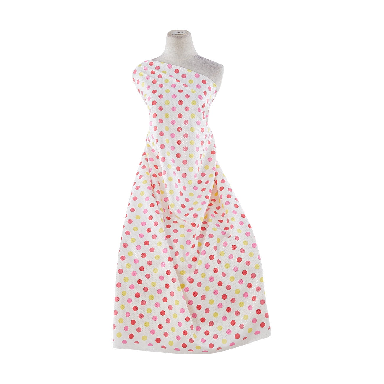 Zelouf Small Dot Print With Clear Trans On Shantung , Sewing, DIY ...