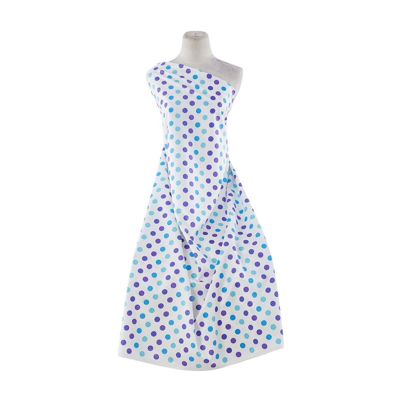 Zelouf Small Dot Print With Clear Trans On Shantung , Sewing, DIY ...