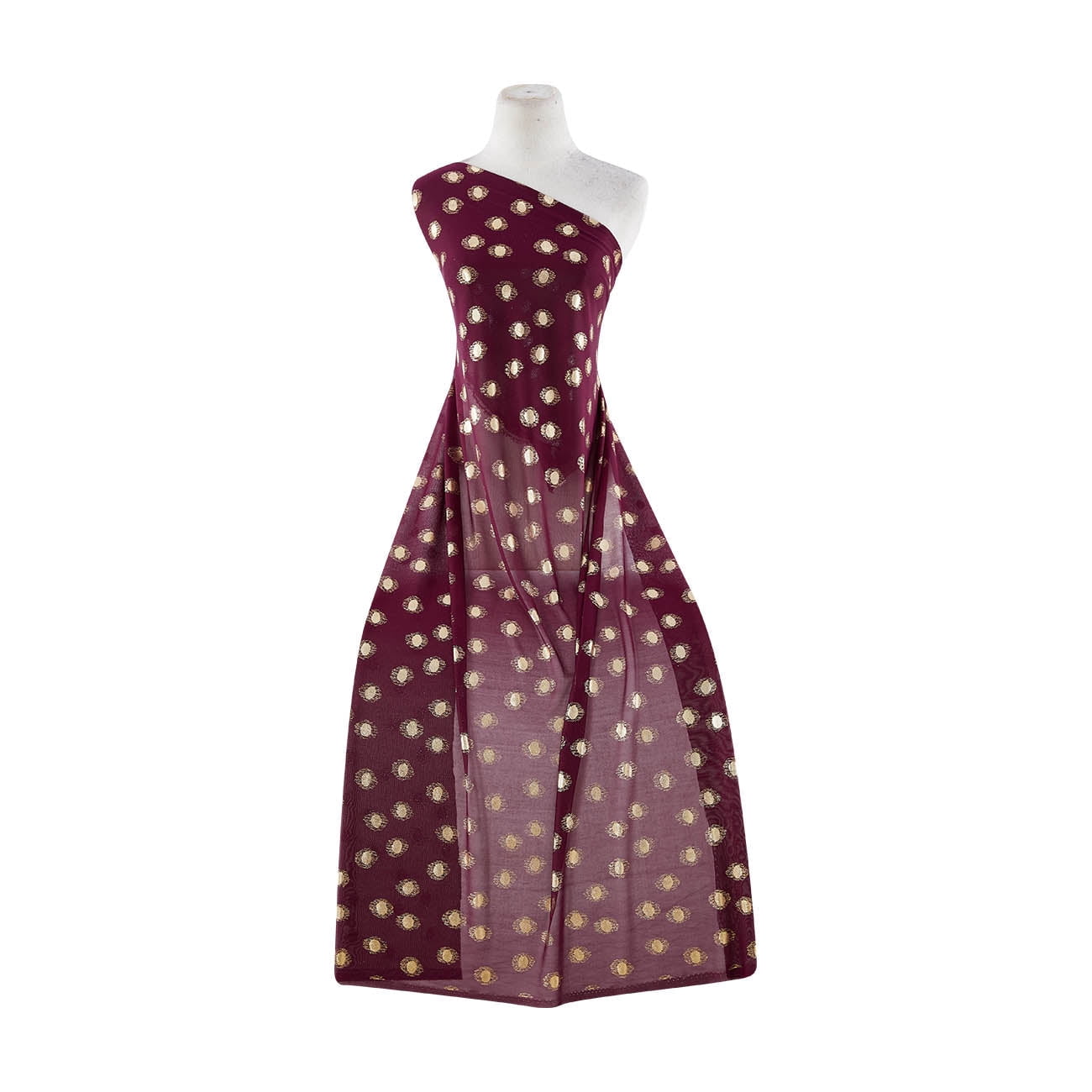 Zelouf Smj With Big Jacquard-Like Dot Foil , Sewing, DIY, Crafts Fabric ...