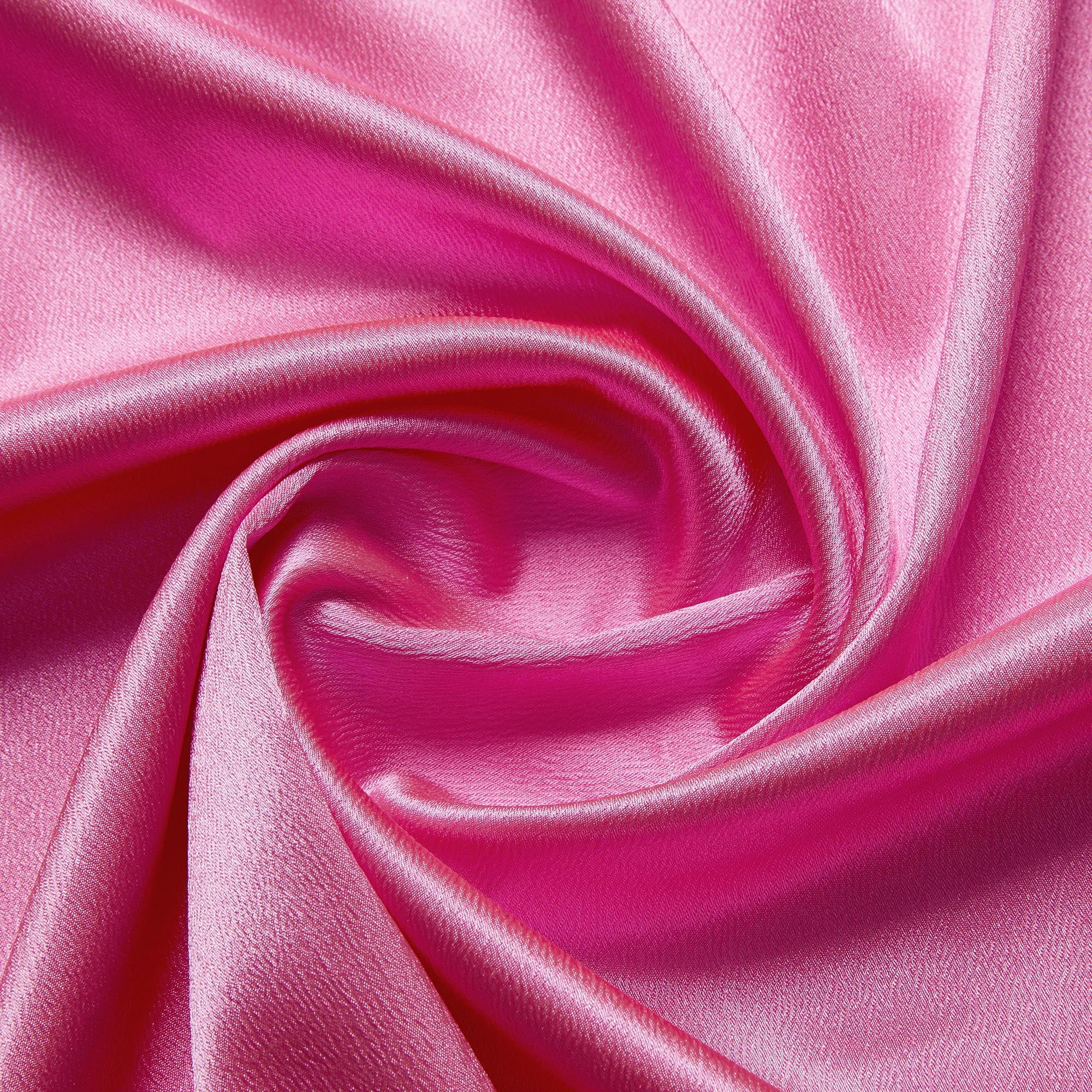 Zelouf Solid Neon Ria Crepe Satin , Sewing, DIY, Crafts Fabric by the Yard, Shocking Pink, 1 ...