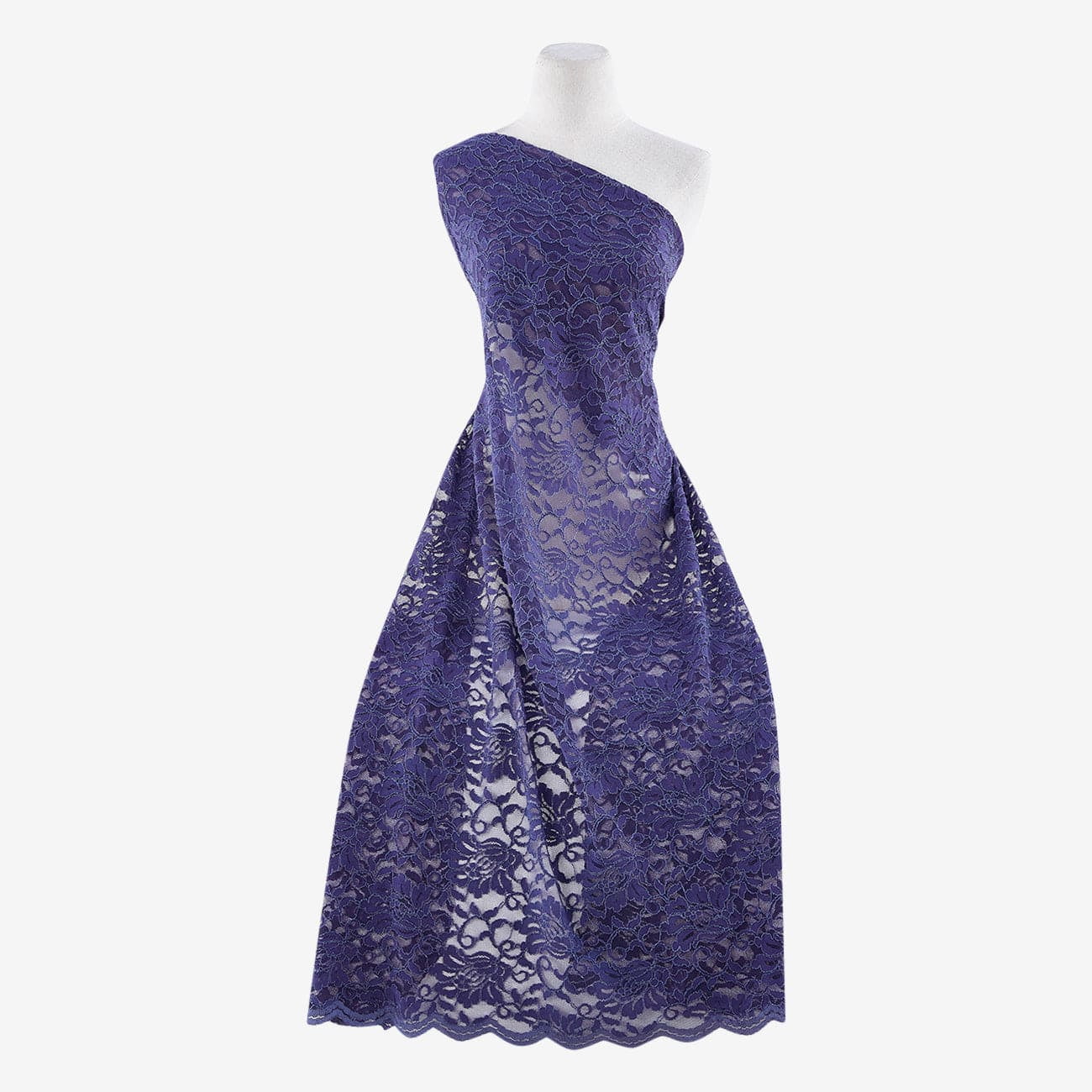 Zelouf Stretch Lace With Scallop , Sewing, DIY, Crafts Fabric by the ...