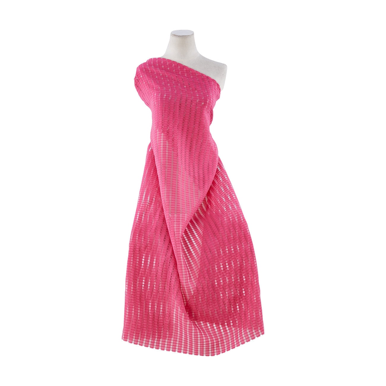 Zelouf Stripe Waffle Organza , Sewing, DIY, Crafts Fabric by the Yard ...