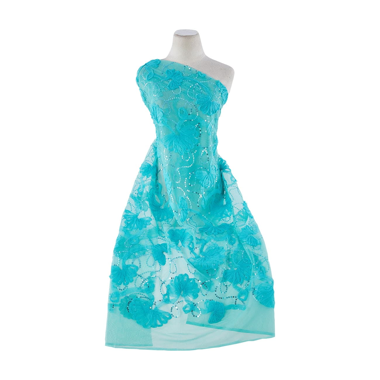 Zelouf Sutash Large Flower On Tulle With Shiny Sequins , Sewing, DIY ...