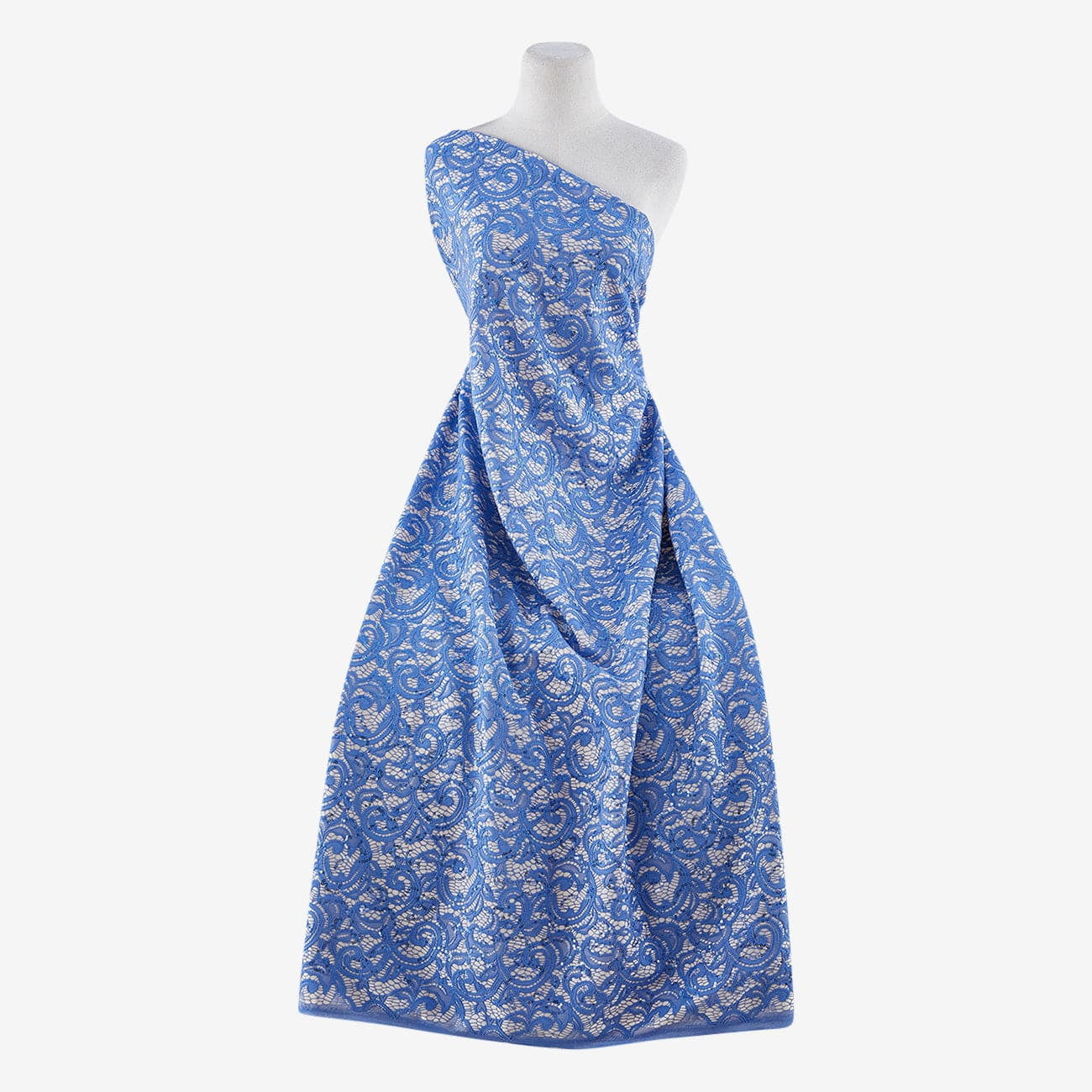 Zelouf Swirl Leaf Bonded Lace Sequins , Sewing, DIY, Crafts Fabric by ...