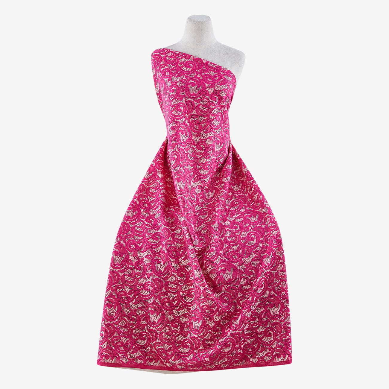 Zelouf Swirl Leaf Bonded Lace Sequins , Sewing, DIY, Crafts Fabric by ...