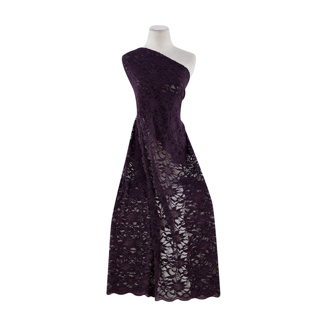 Zelouf Tonal Stretch Lace W/scallop , Sewing, DIY, Crafts Fabric by the ...