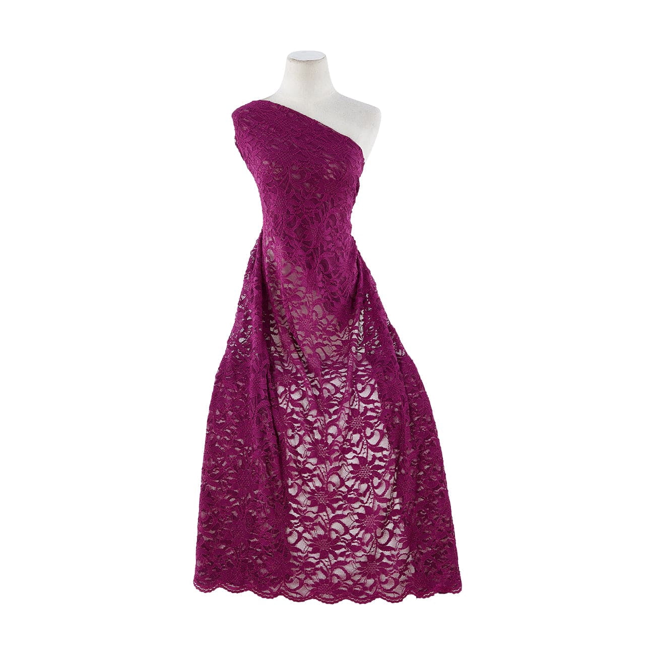 Zelouf Tonal Stretch Lace W/scallop , Sewing, DIY, Crafts Fabric by the ...