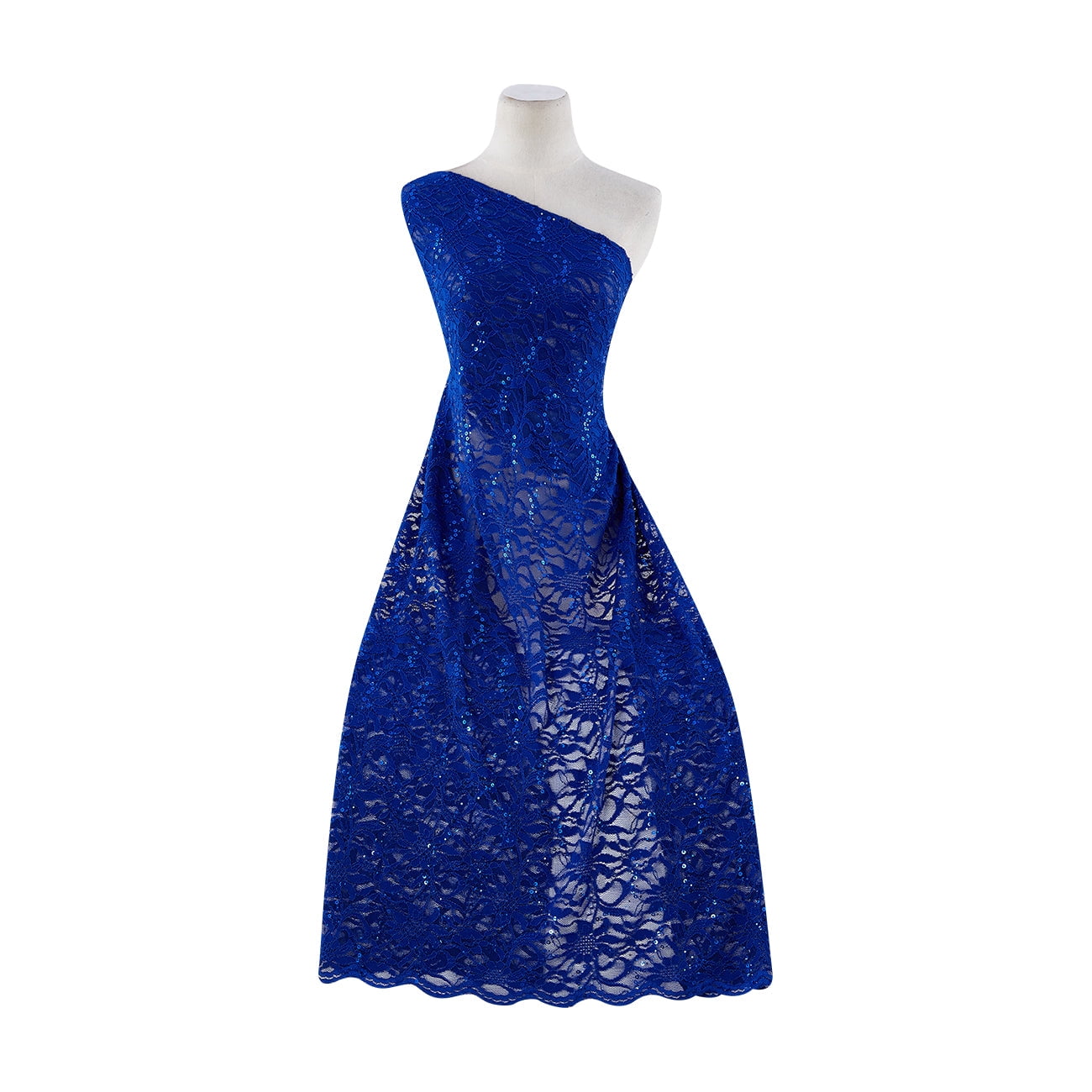 Zelouf Tonal Stretch Lace W/trans-Scallop , Sewing, DIY, Crafts Fabric ...