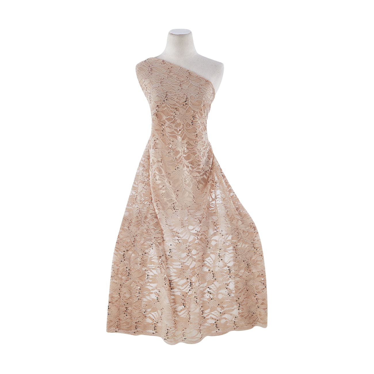 Zelouf Tonal Stretch Lace W/trans-Scallop , Sewing, DIY, Crafts Fabric ...