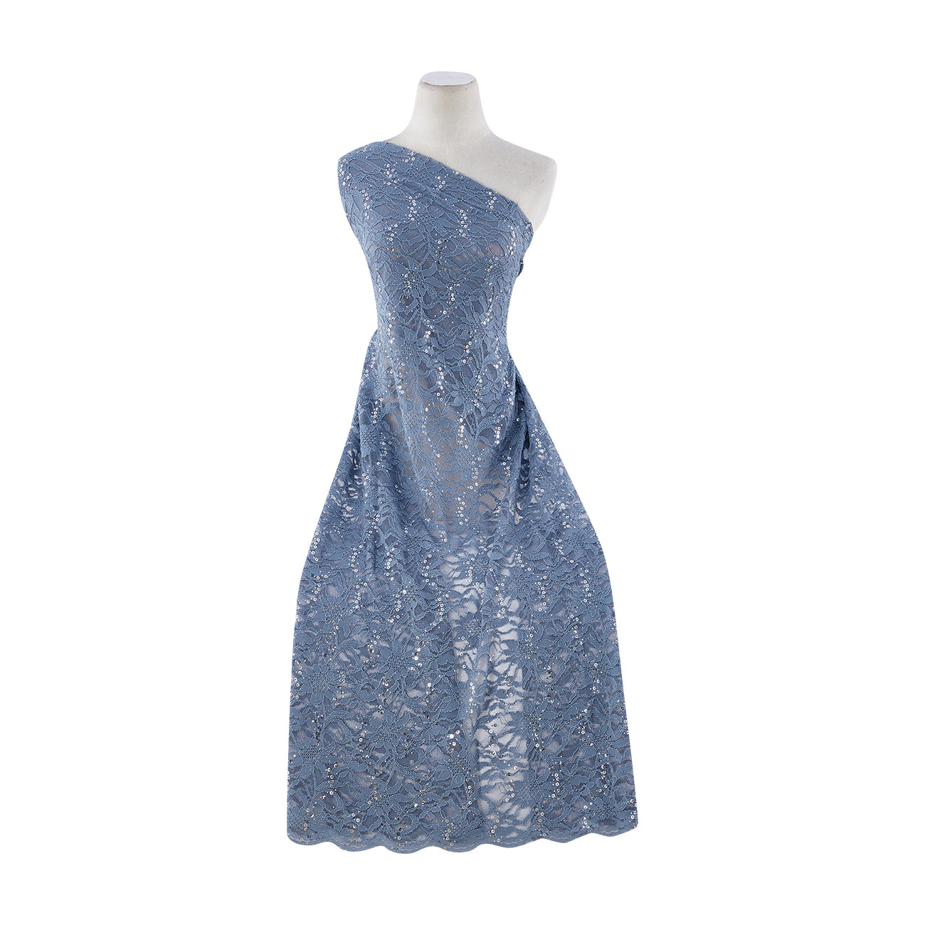 Zelouf Tonal Stretch Lace W/trans-Scallop , Sewing, DIY, Crafts Fabric ...