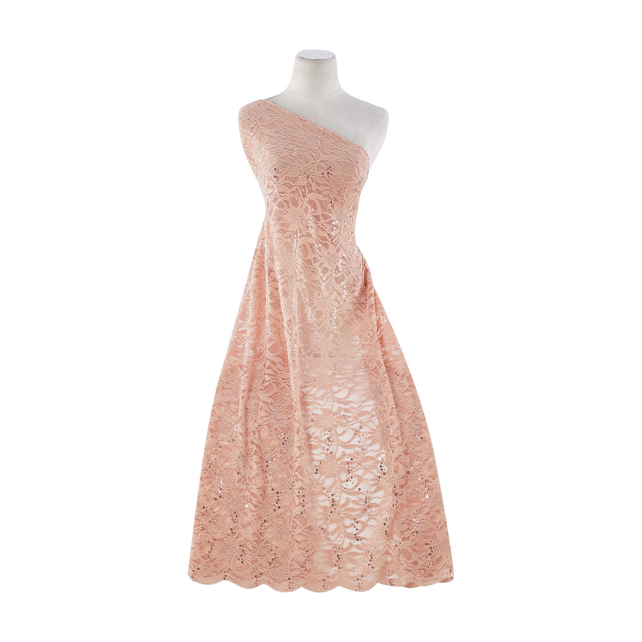 Zelouf Tonal Stretch Lace W/trans-Scallop , Sewing, DIY, Crafts Fabric ...