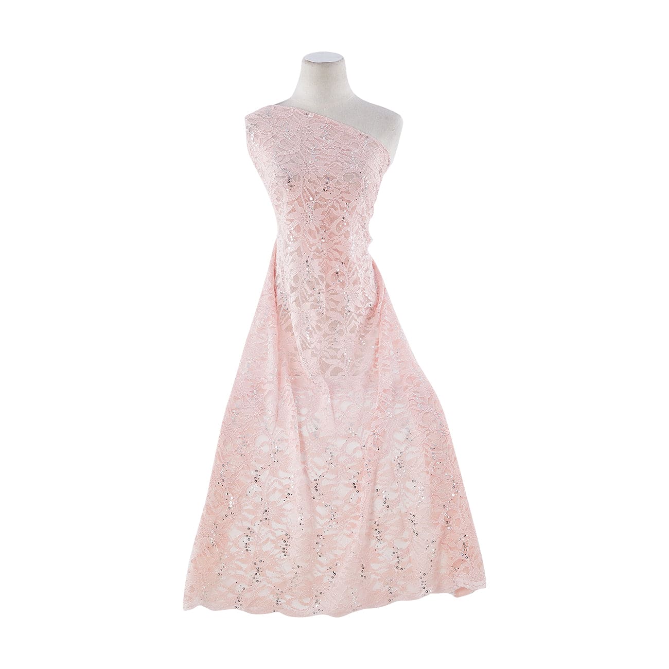Zelouf Tonal Stretch Lace W/trans-Scallop , Sewing, DIY, Crafts Fabric ...