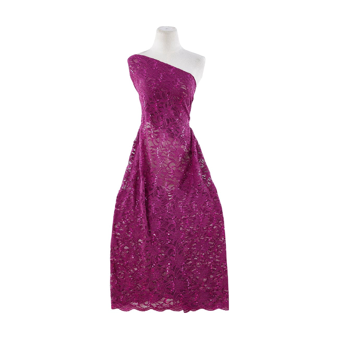 Zelouf Tonal Stretch Lace W/trans-Scallop , Sewing, DIY, Crafts Fabric ...