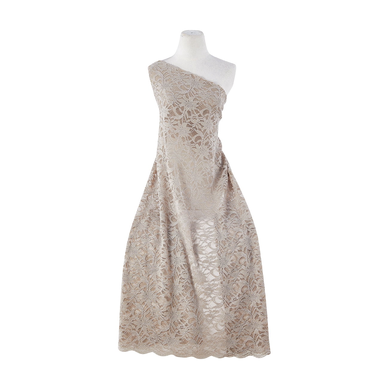 Zelouf Tonal Stretch Lace With Scallop With Foil , Sewing, DIY, Crafts ...