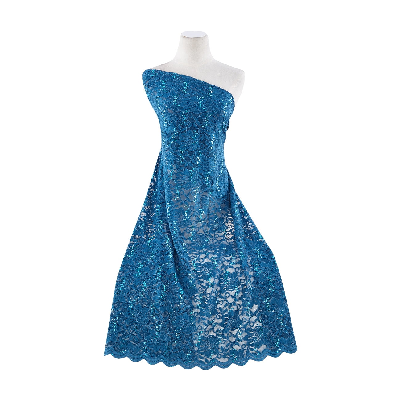 Zelouf Trans Scallop Stretch Lace , Sewing, DIY, Crafts Fabric by the ...