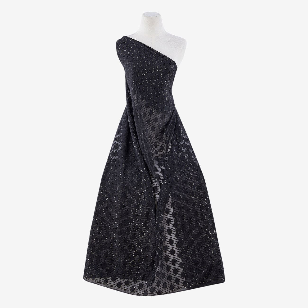 Zelouf Tribeca Clipped Diamond Stripe W/foil Outline , Sewing, DIY ...