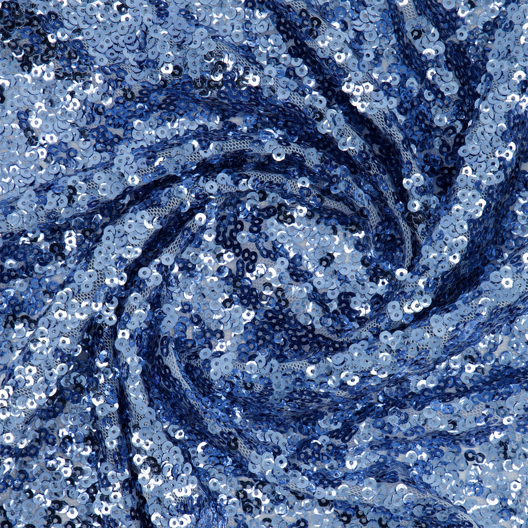 Zelouf Tula Faceted All Over Sequin Mesh , Sewing, DIY, Crafts Fabric ...