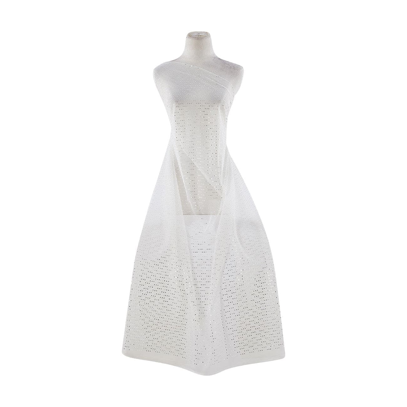 Zelouf Tulle With Simple Dot Trans , Sewing, DIY, Crafts Fabric by the ...