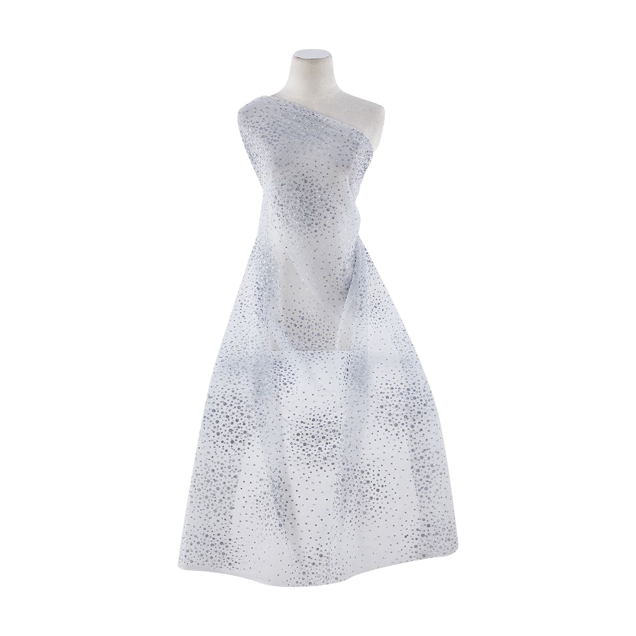 Zelouf Two Screens Glitter On Tulle , Sewing, DIY, Crafts Fabric by the ...