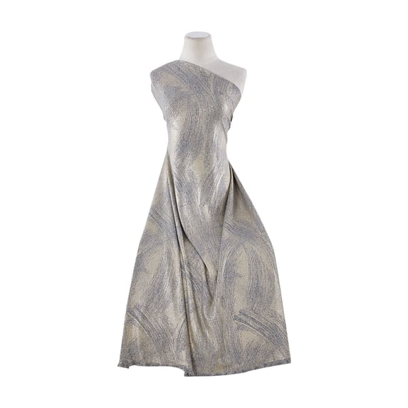 Zelouf Unna Melange Knit/foil , Sewing, DIY, Crafts Fabric by the Yard ...