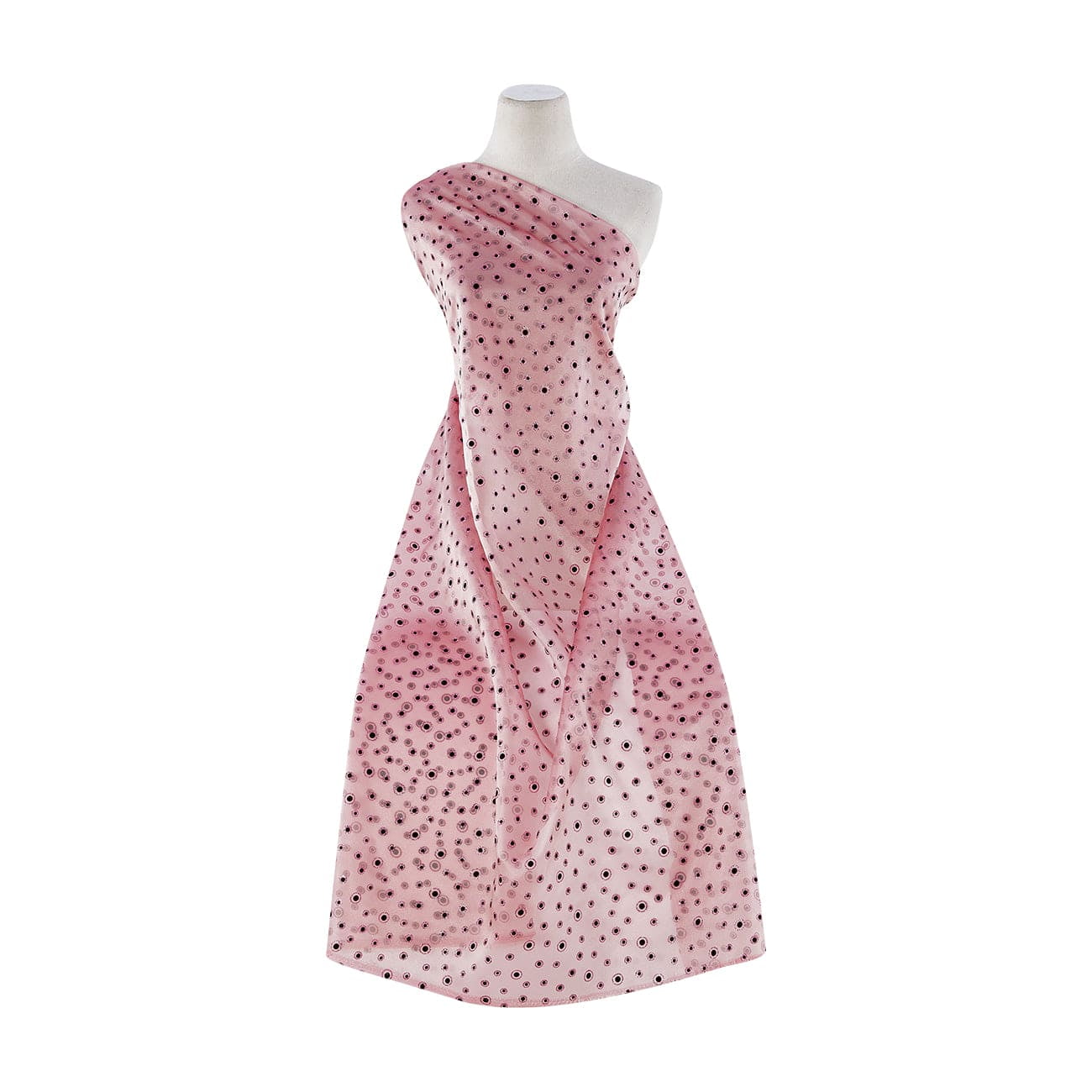 Zelouf Varigated Flocked Dot Outline Glitter Organza , Sewing, DIY ...