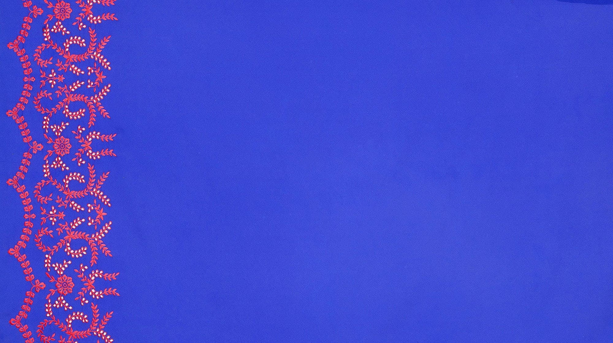 Zelouf Vine Eyelet Border Cdc , Sewing, DIY, Crafts Fabric by the Yard ...